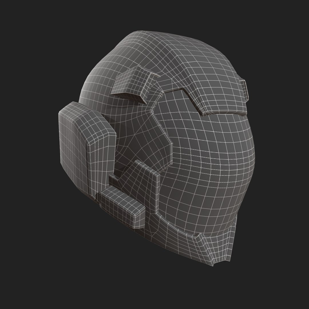 Helmet sci fi 3D model - TurboSquid 1496668