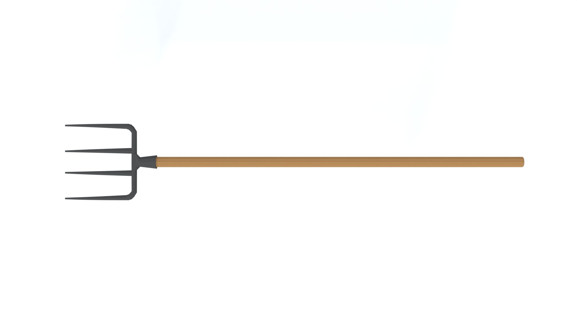 3D Low Poly Cartoon Pitchfork - TurboSquid 1846429