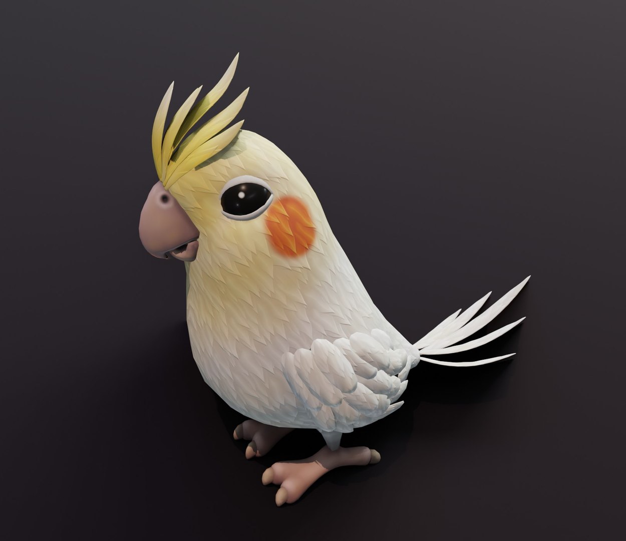 Cartoon parrot bird animations 3D model - TurboSquid 1546214