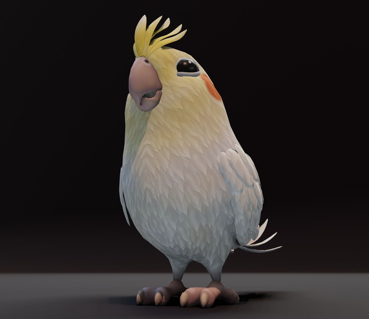 Cartoon Parrot Bird Animations 3D Model - TurboSquid 1546214