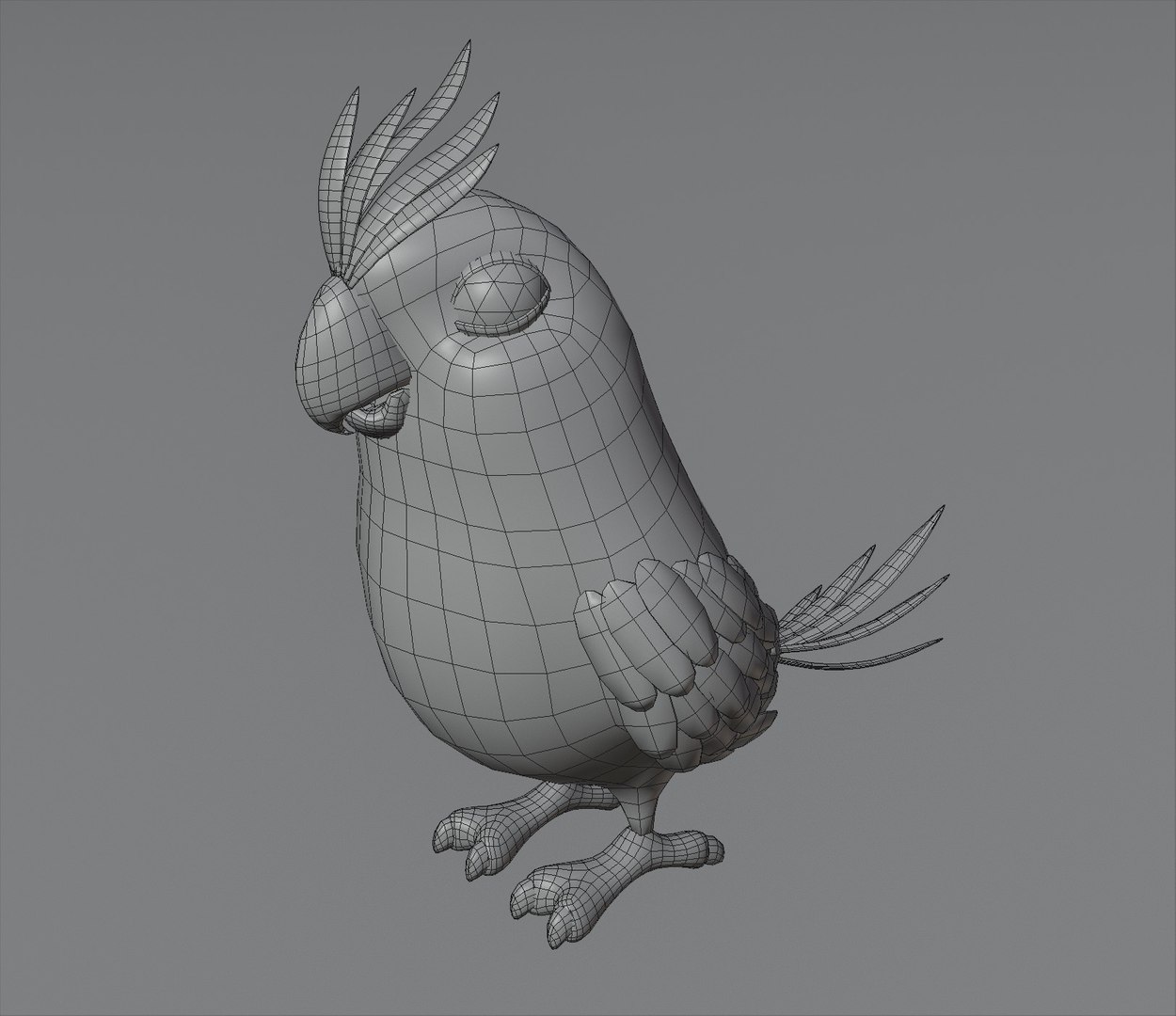 Cartoon Parrot Bird Animations 3D Model - TurboSquid 1546214