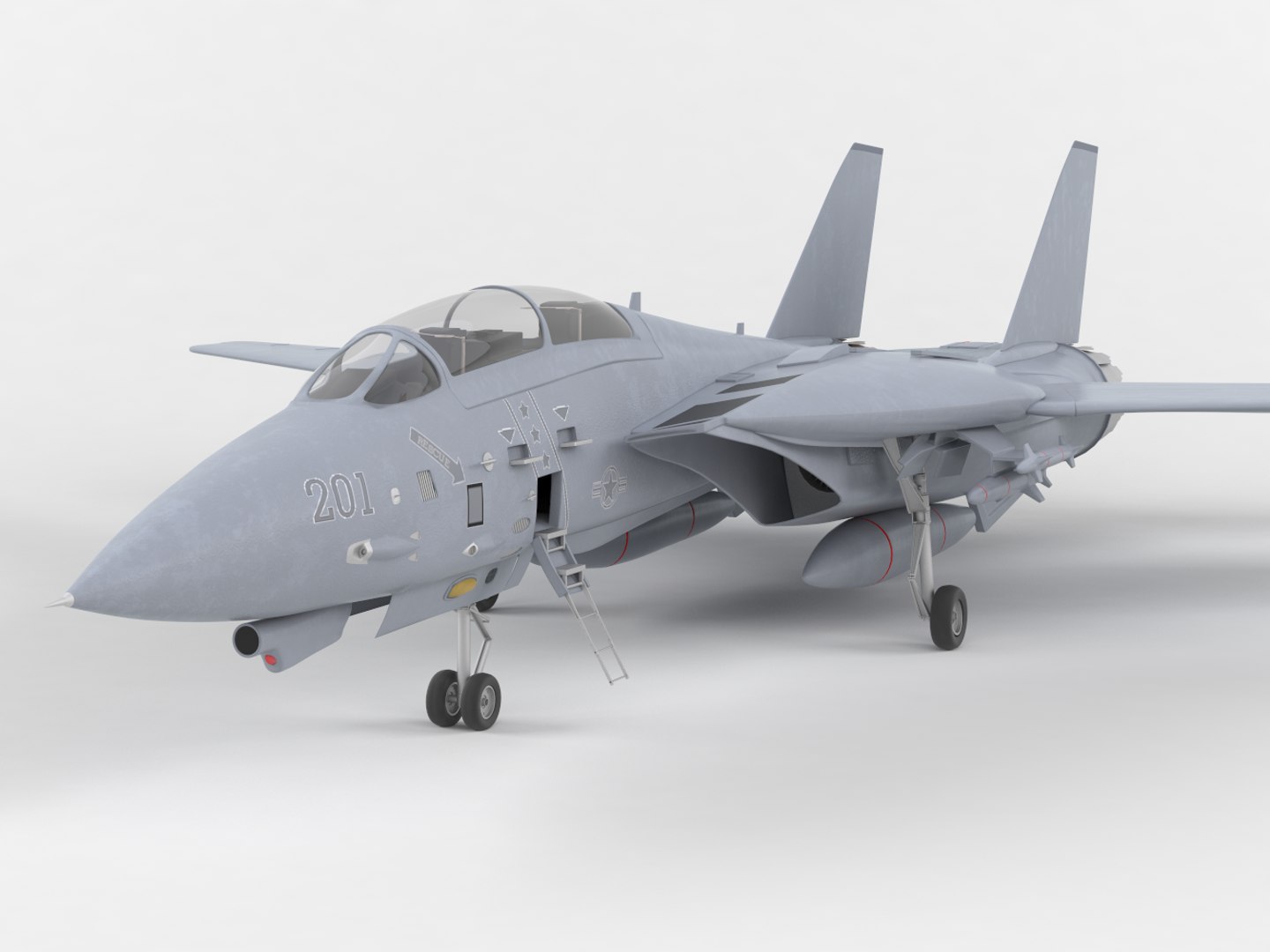 F-14 Tomcat 3D Model - TurboSquid 1337898