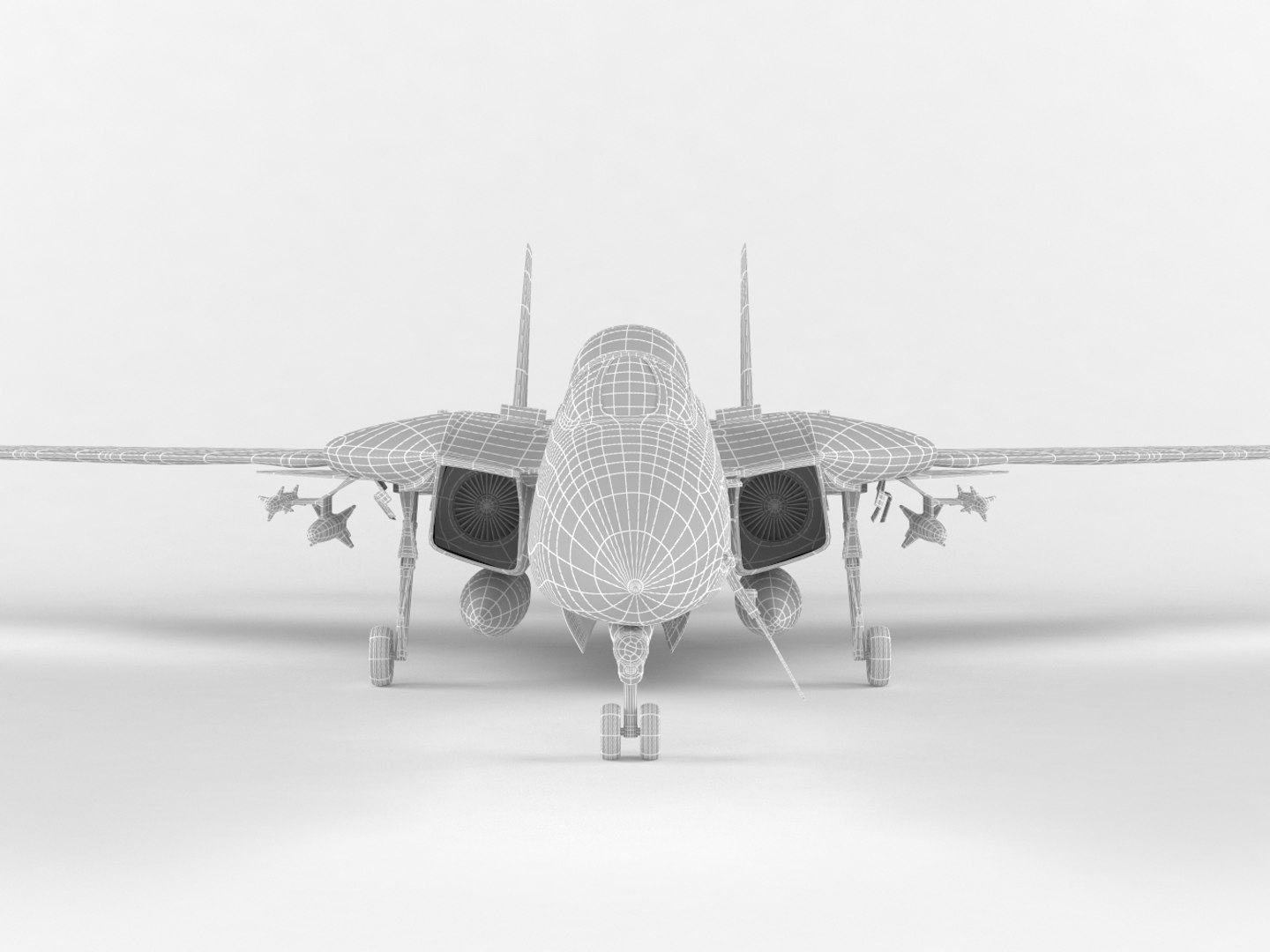F-14 Tomcat 3D Model - TurboSquid 1337898