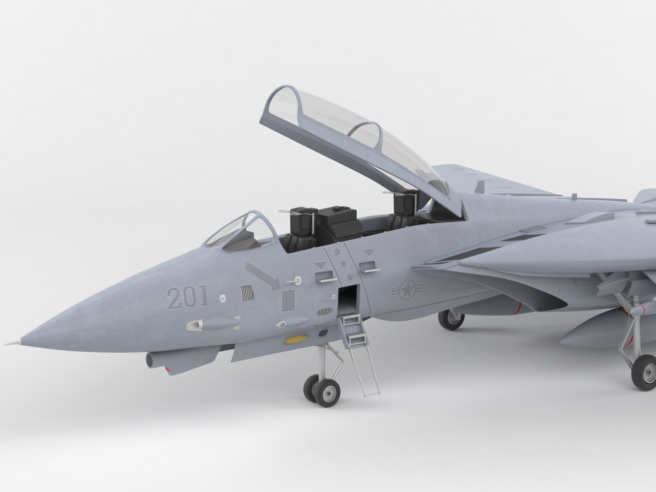 F-14 tomcat 3D model - TurboSquid 1337898