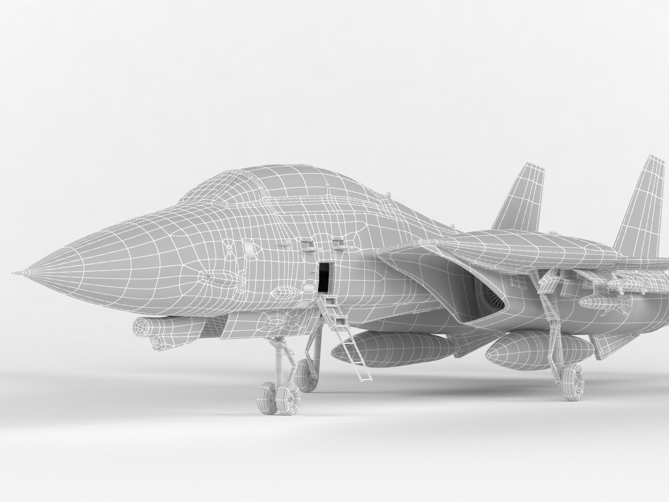 F-14 tomcat 3D model - TurboSquid 1337898