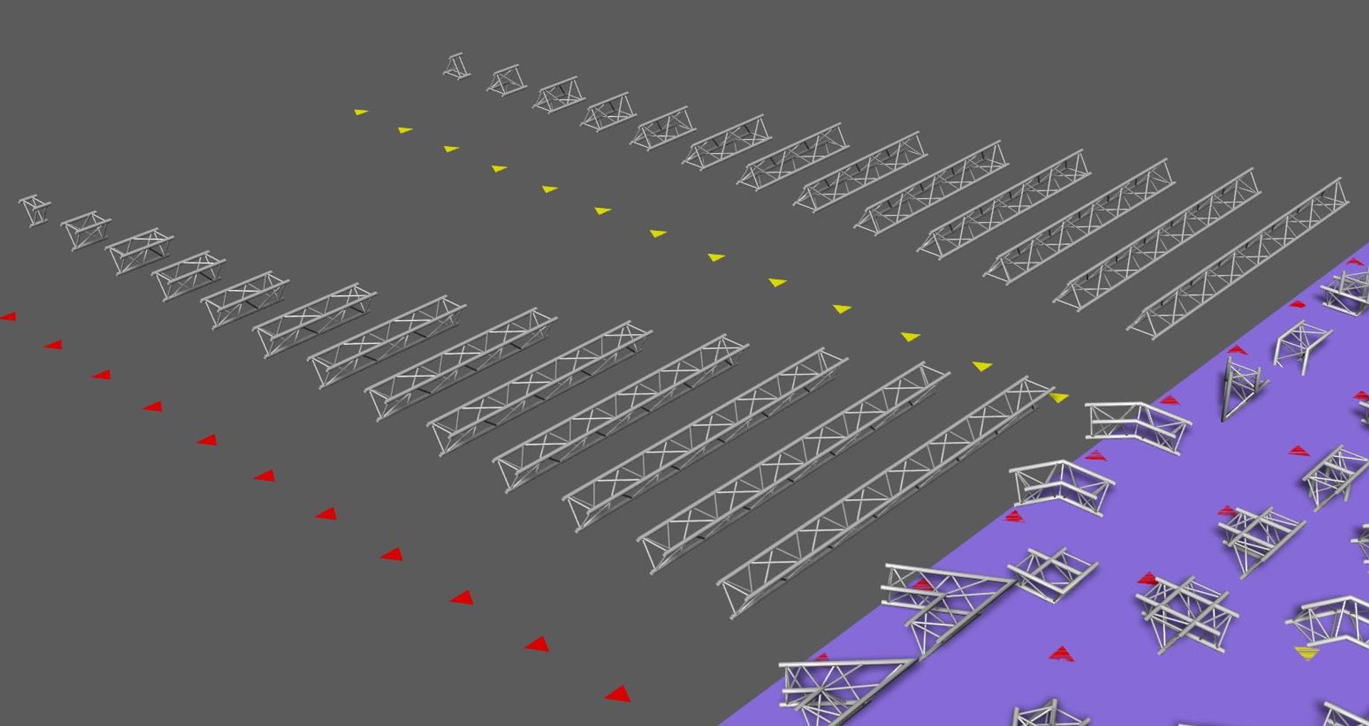 Prolyte Trusses H40d Model - TurboSquid 1329494
