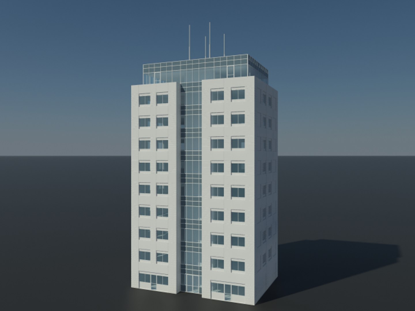 3d Model Skyscraper Office Building