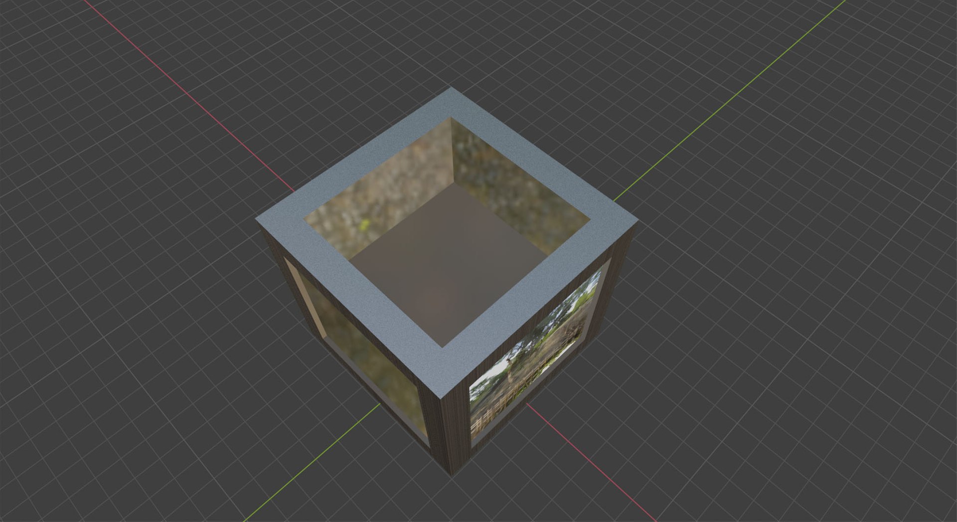 3D Cube With Glass Effect Model - TurboSquid 1785215