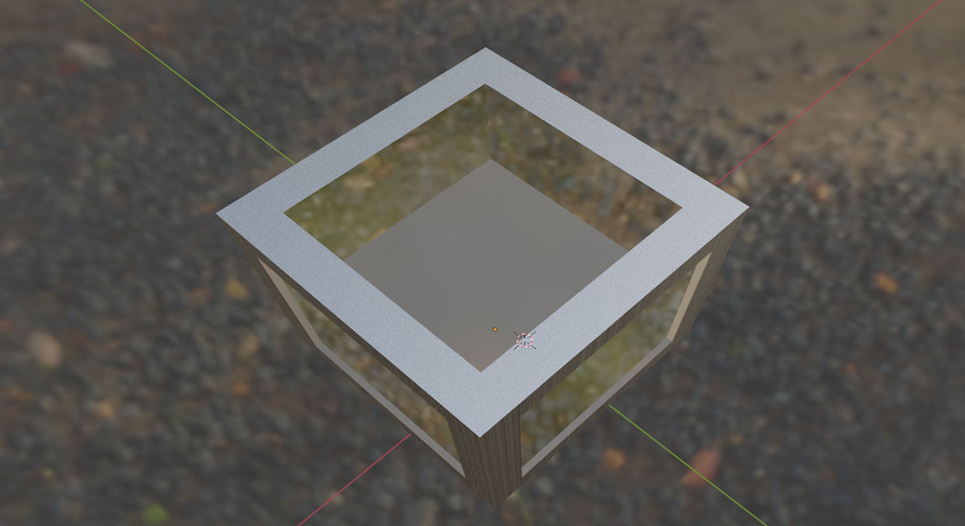 3D Cube With Glass Effect Model - TurboSquid 1785215