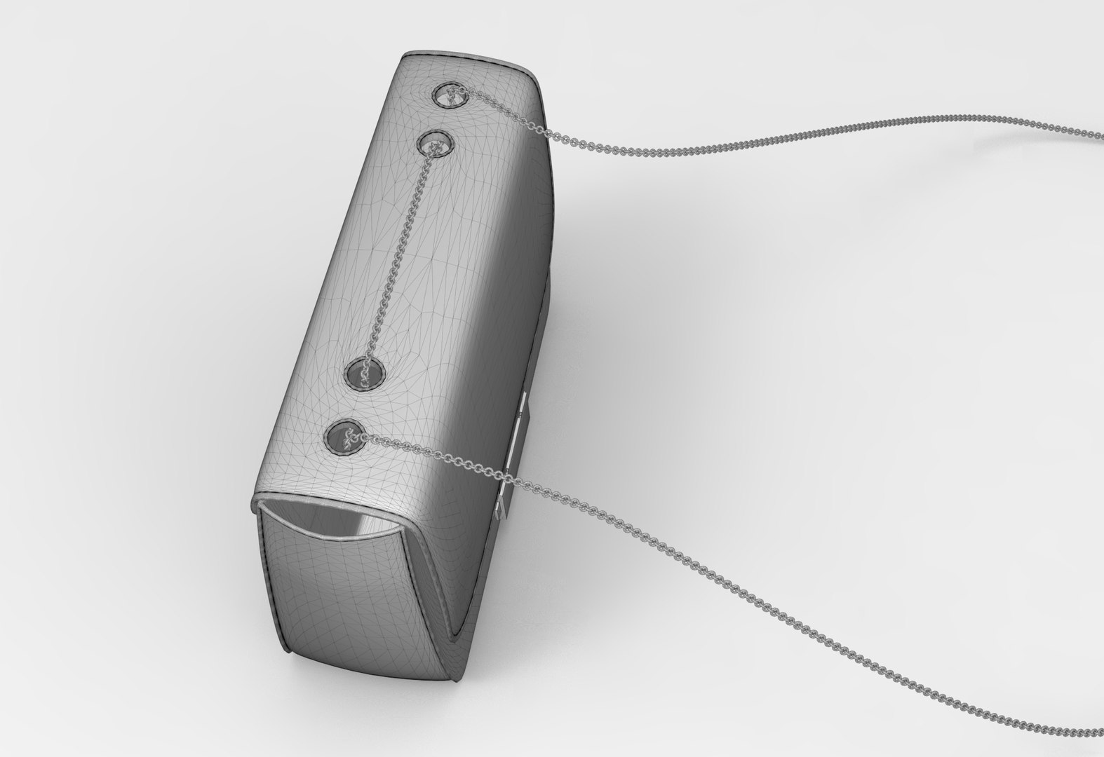 Chain Strap Shoulder Bag 3D - TurboSquid 1953595