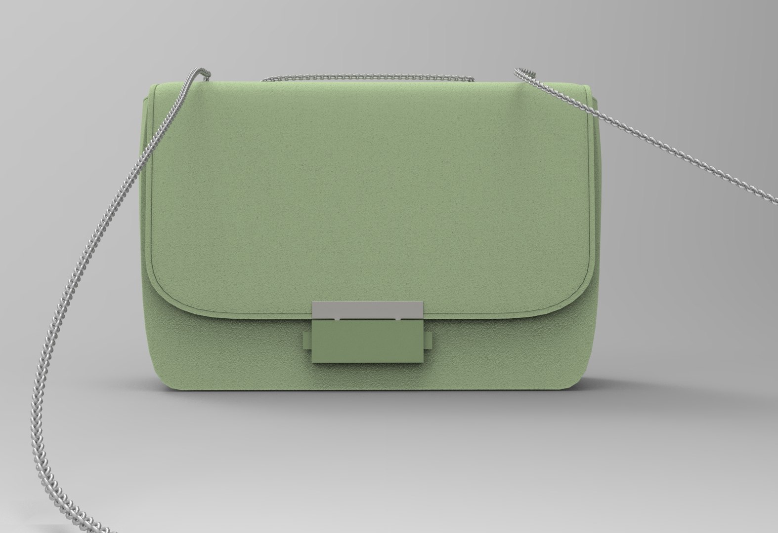 Chain Strap Shoulder Bag 3D - TurboSquid 1953595