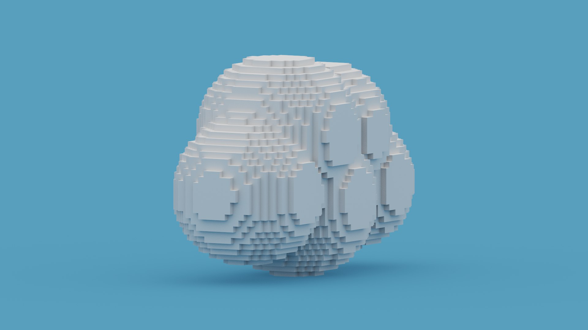 Voxel Cloud 3D Model - TurboSquid 2017114