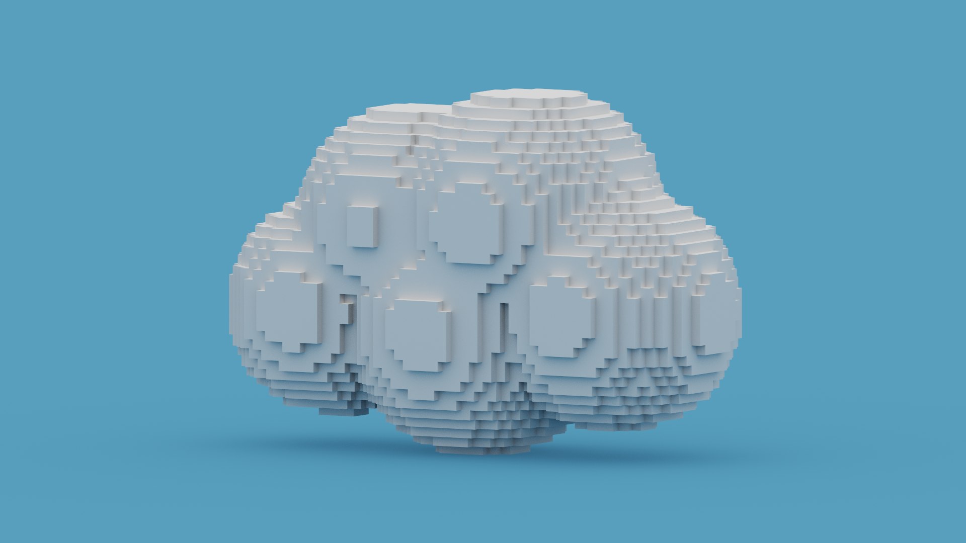 Voxel Cloud 3D Model - TurboSquid 2017114