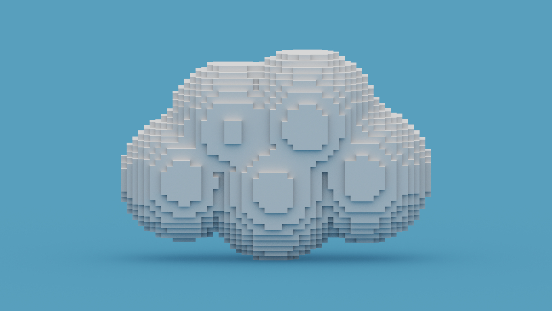 Voxel Cloud 3D Model - TurboSquid 2017114
