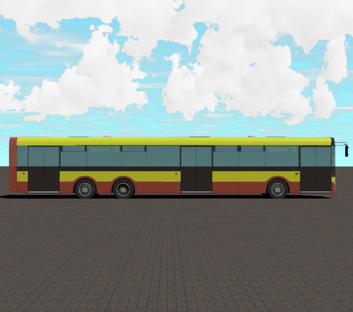 City Buses Solaris Urbino 3d 3dm