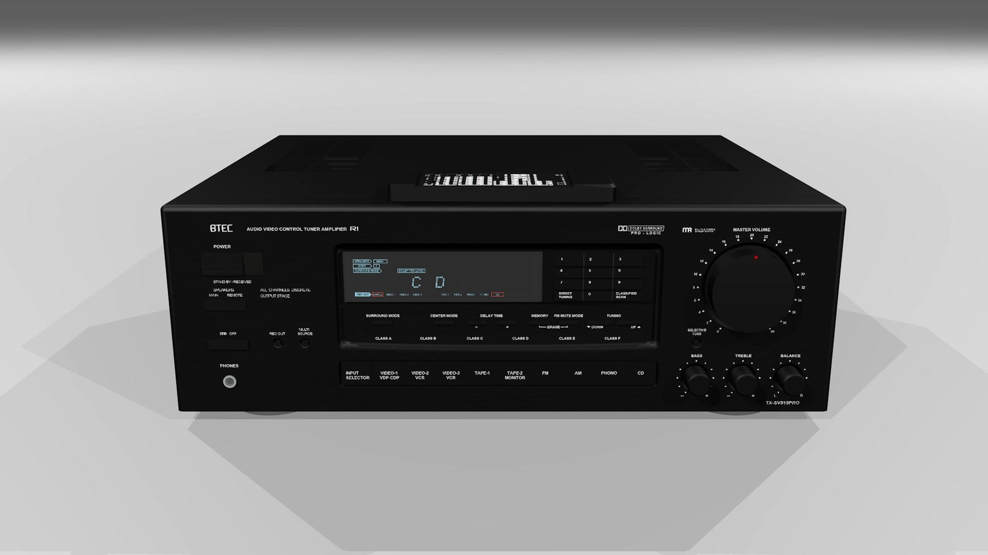 3d Model Stereo Receiver