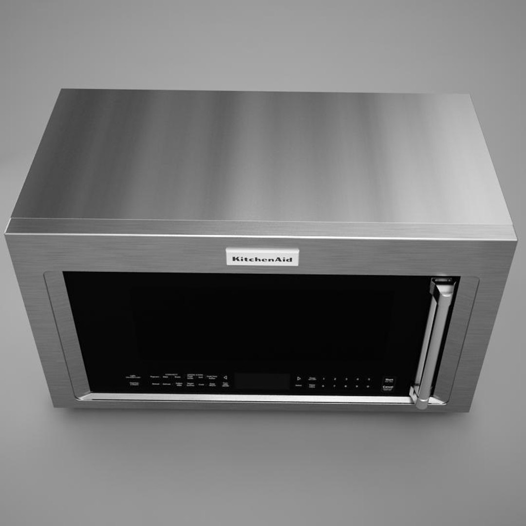 3d Model Realistic Microwave