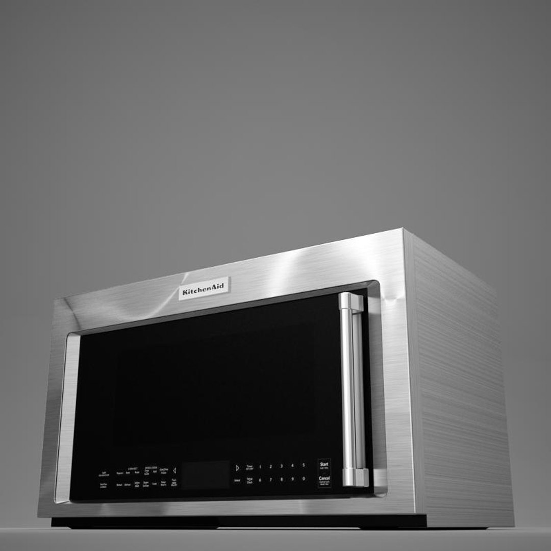 3d Model Realistic Microwave