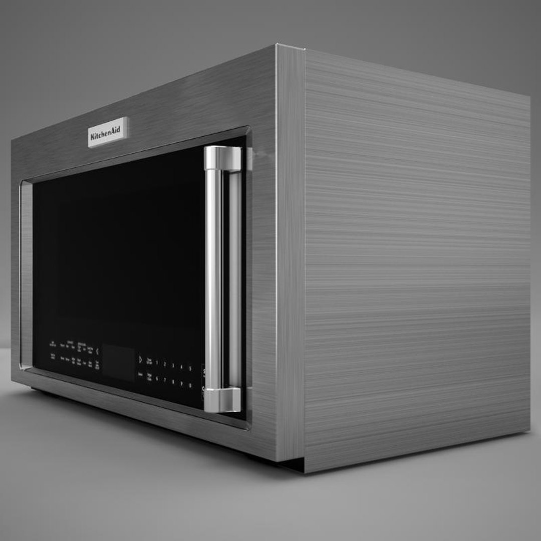 3d Model Realistic Microwave