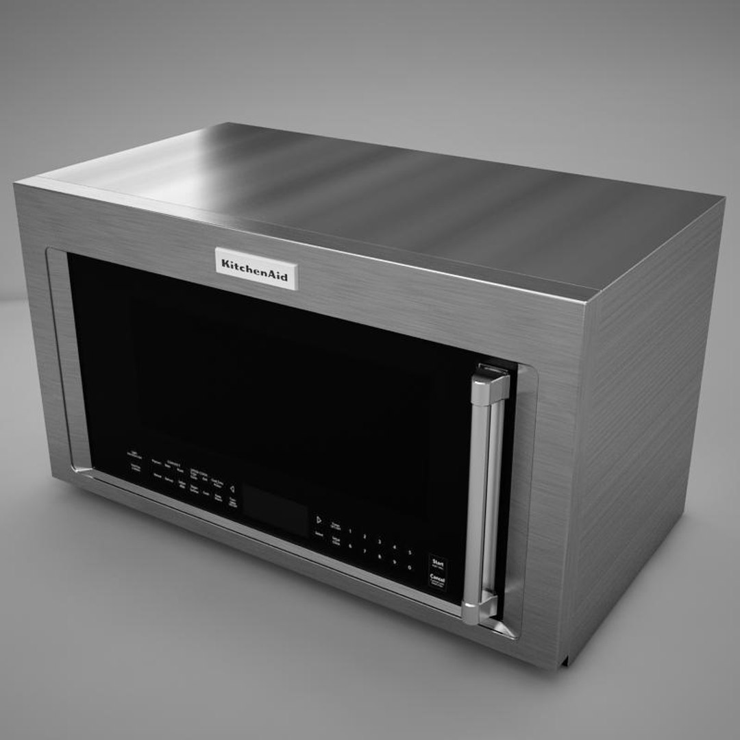 3d Model Realistic Microwave