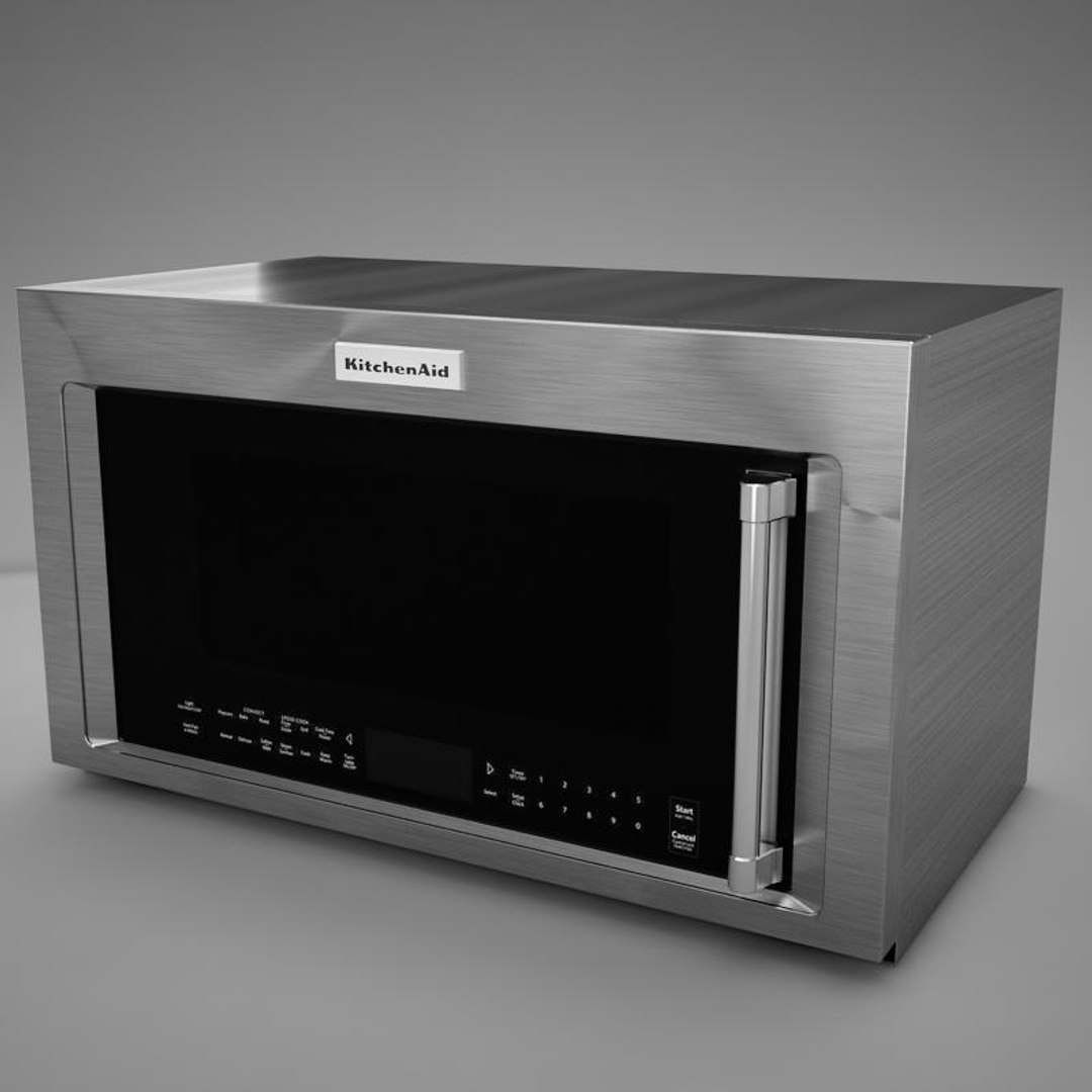 3d Model Realistic Microwave