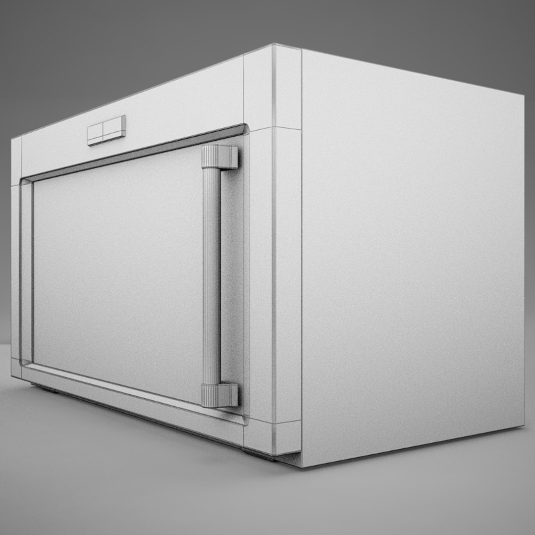 3d Model Realistic Microwave