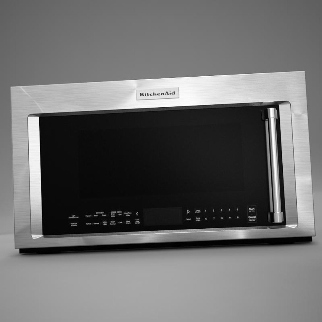3d Model Realistic Microwave