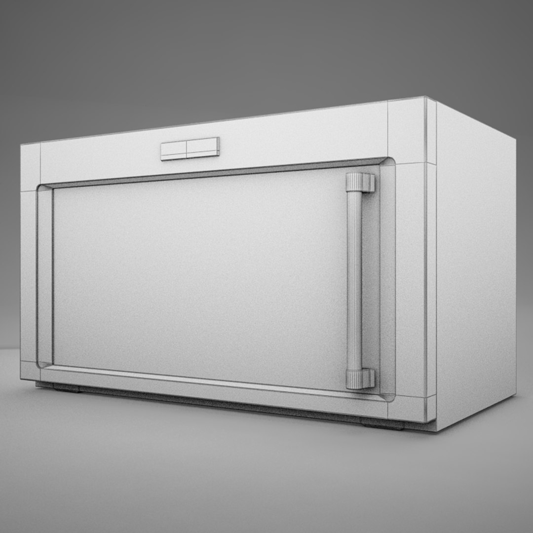 3d Model Realistic Microwave