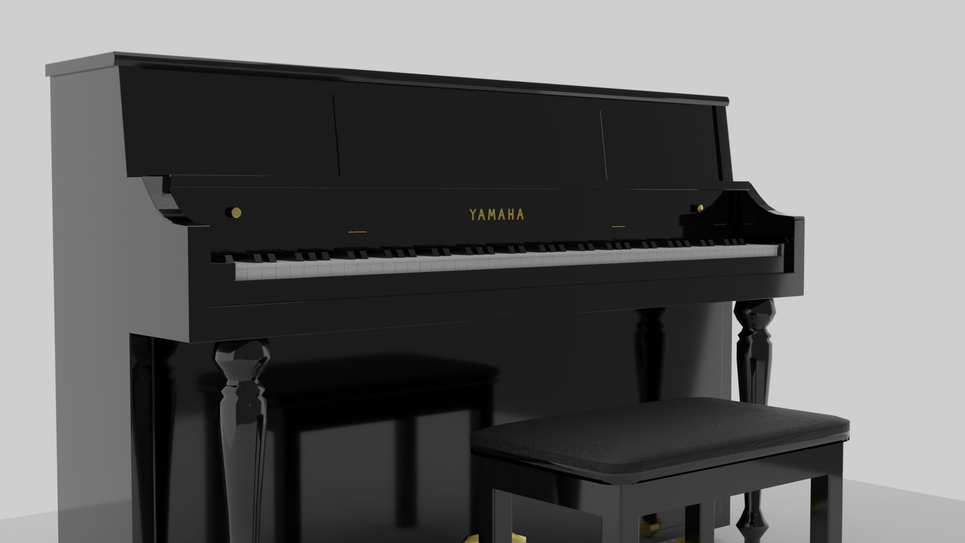 Yamaha Piano 3D Model - TurboSquid 1610787