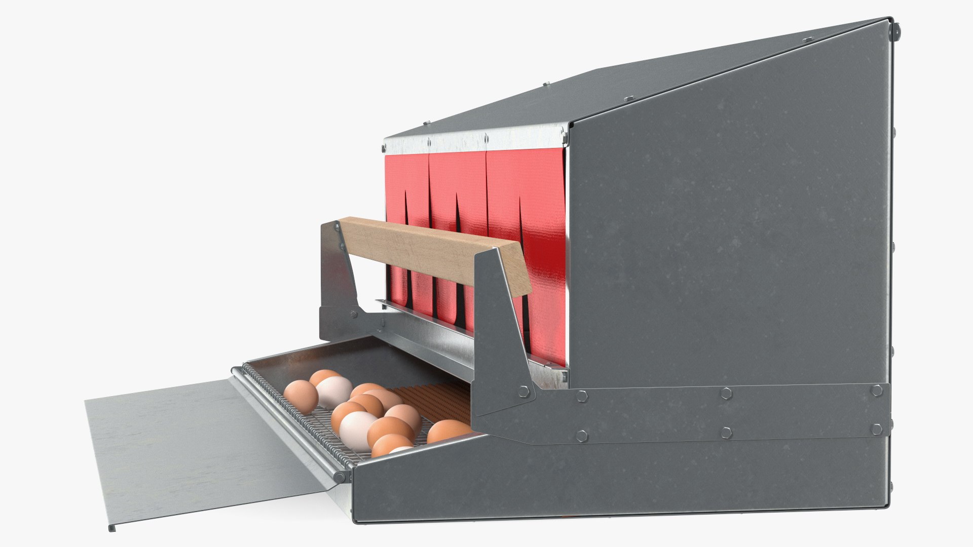 Large Reversible Rollaway Nest Box With Eggs 3D Model - TurboSquid 1808376