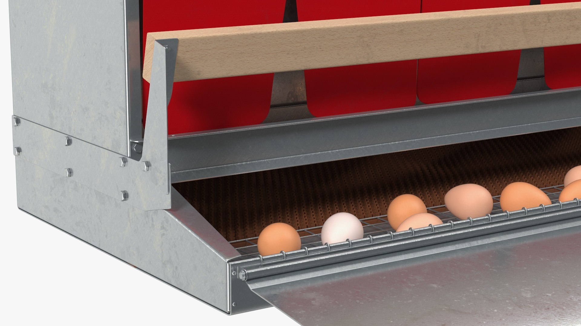 Large Reversible Rollaway Nest Box with Eggs 3D model - TurboSquid 1808376