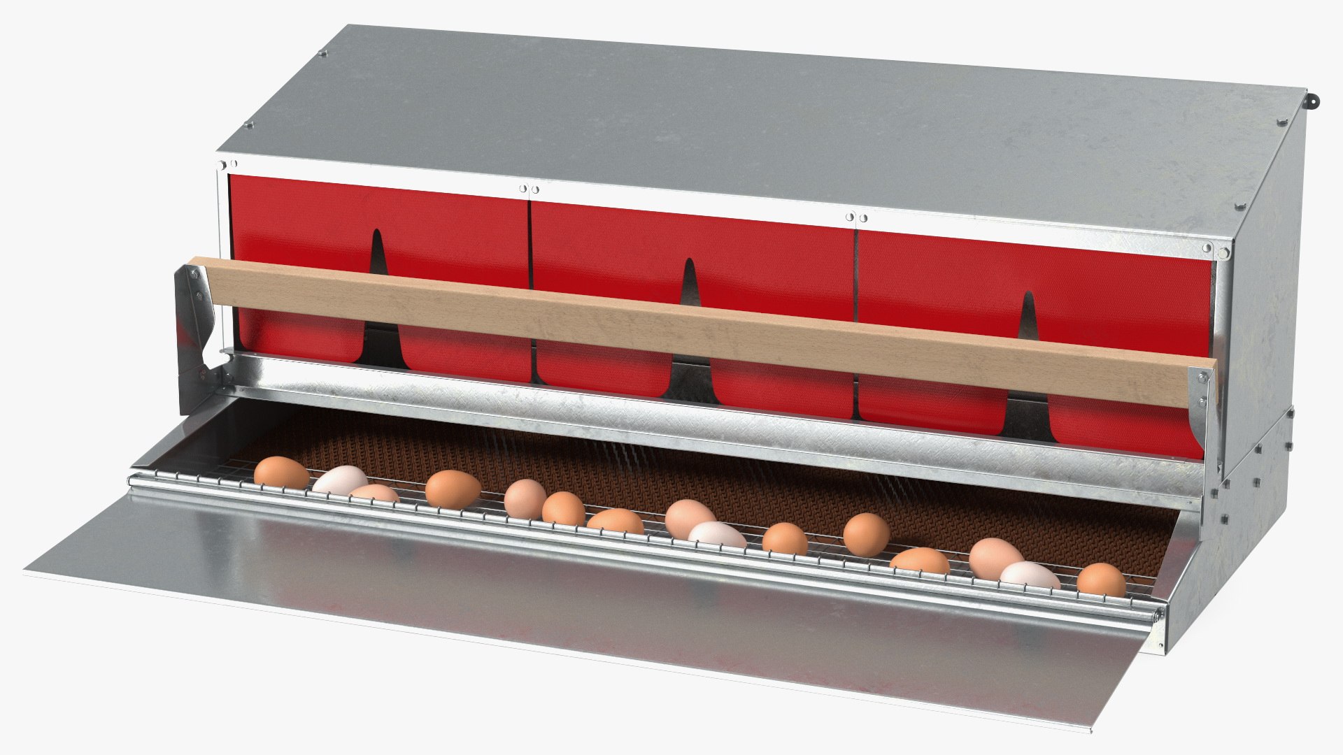 Large Reversible Rollaway Nest Box With Eggs 3D Model - TurboSquid 1808376