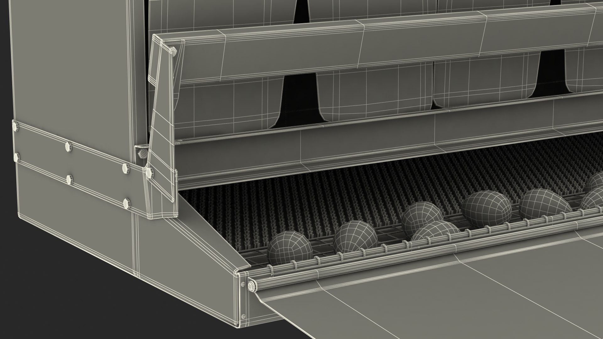 Large Reversible Rollaway Nest Box with Eggs 3D model - TurboSquid 1808376