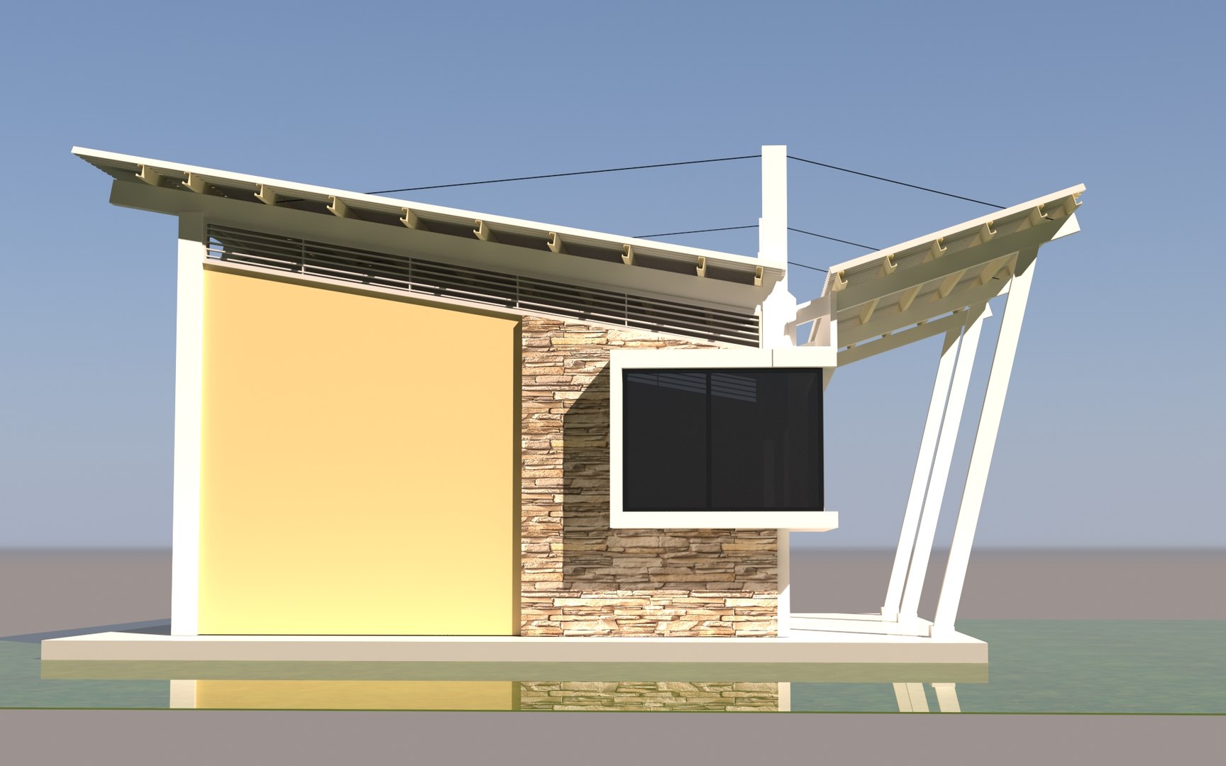 3D Architecture-Security Building Model - TurboSquid 2113946