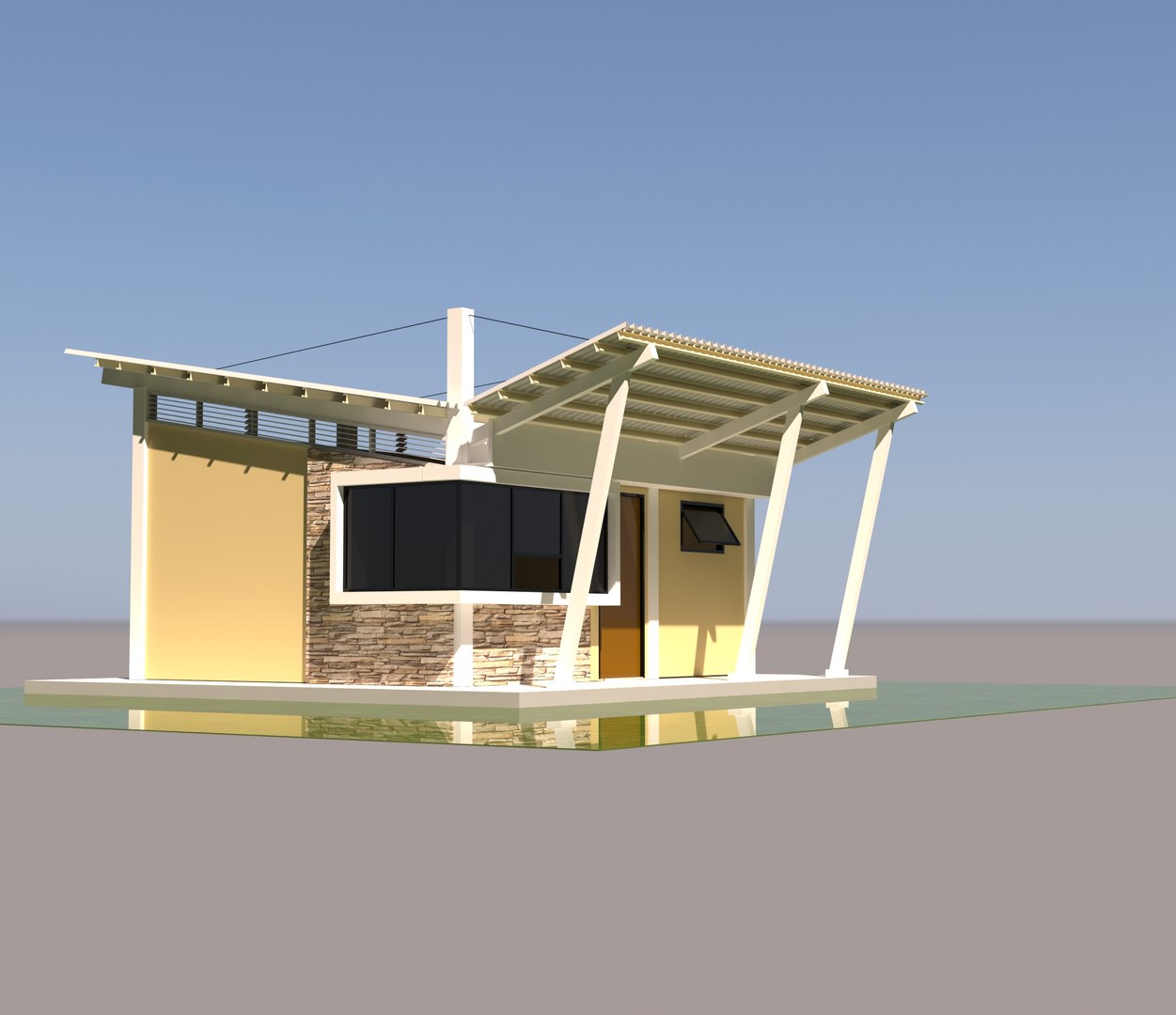 3D Architecture-Security Building Model - TurboSquid 2113946