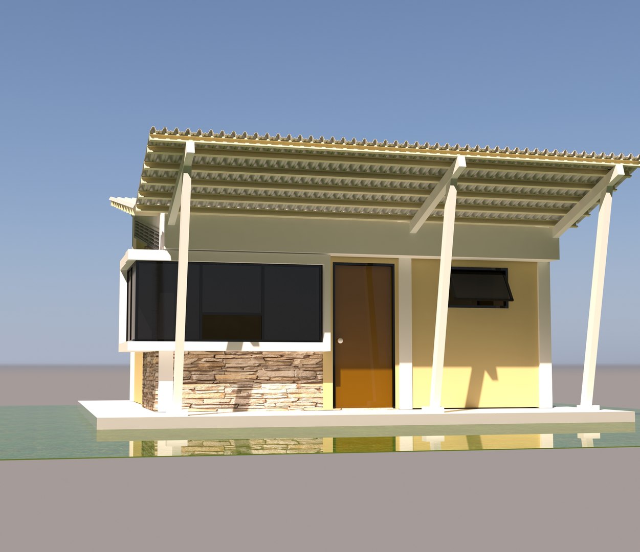 3D Architecture-Security Building Model - TurboSquid 2113946