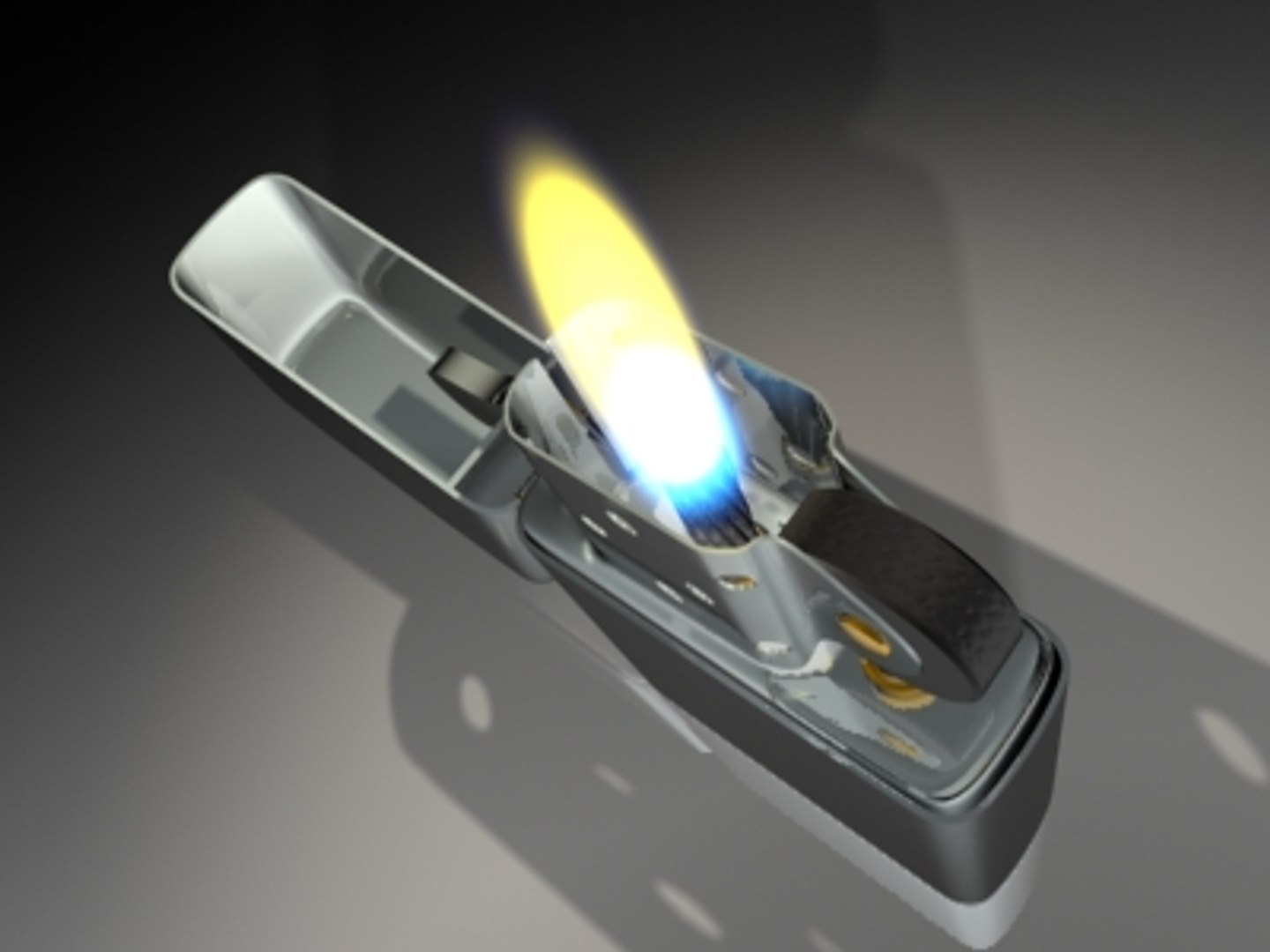 3d Lighter Lights Model