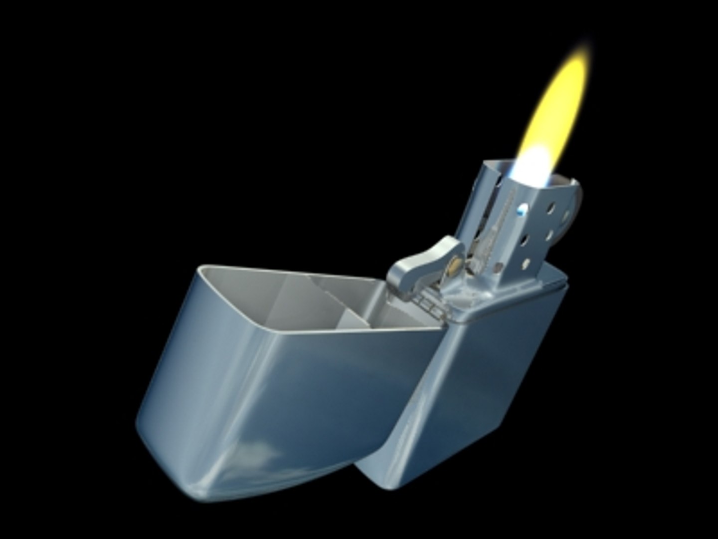 3d Lighter Lights Model