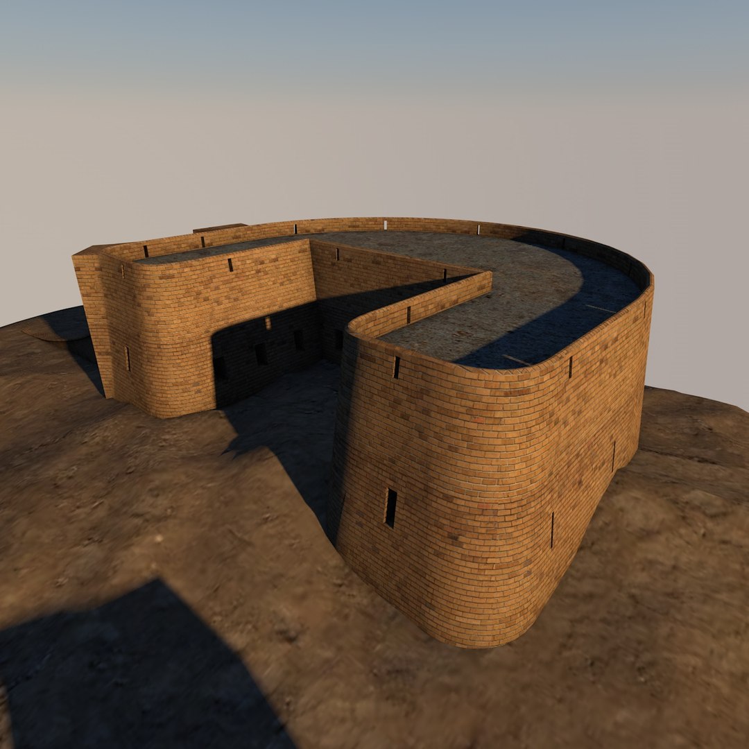 3D sira fortress model - TurboSquid 1352726
