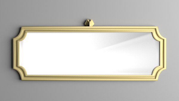 3D octagon picture frame model - TurboSquid 1544453