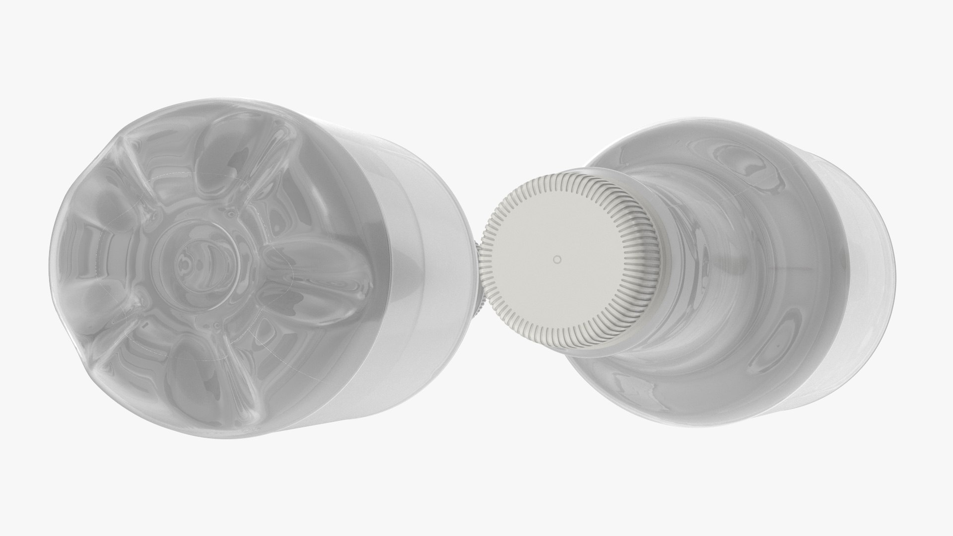 3D Small Plastic White Water Bottle - TurboSquid 2222860
