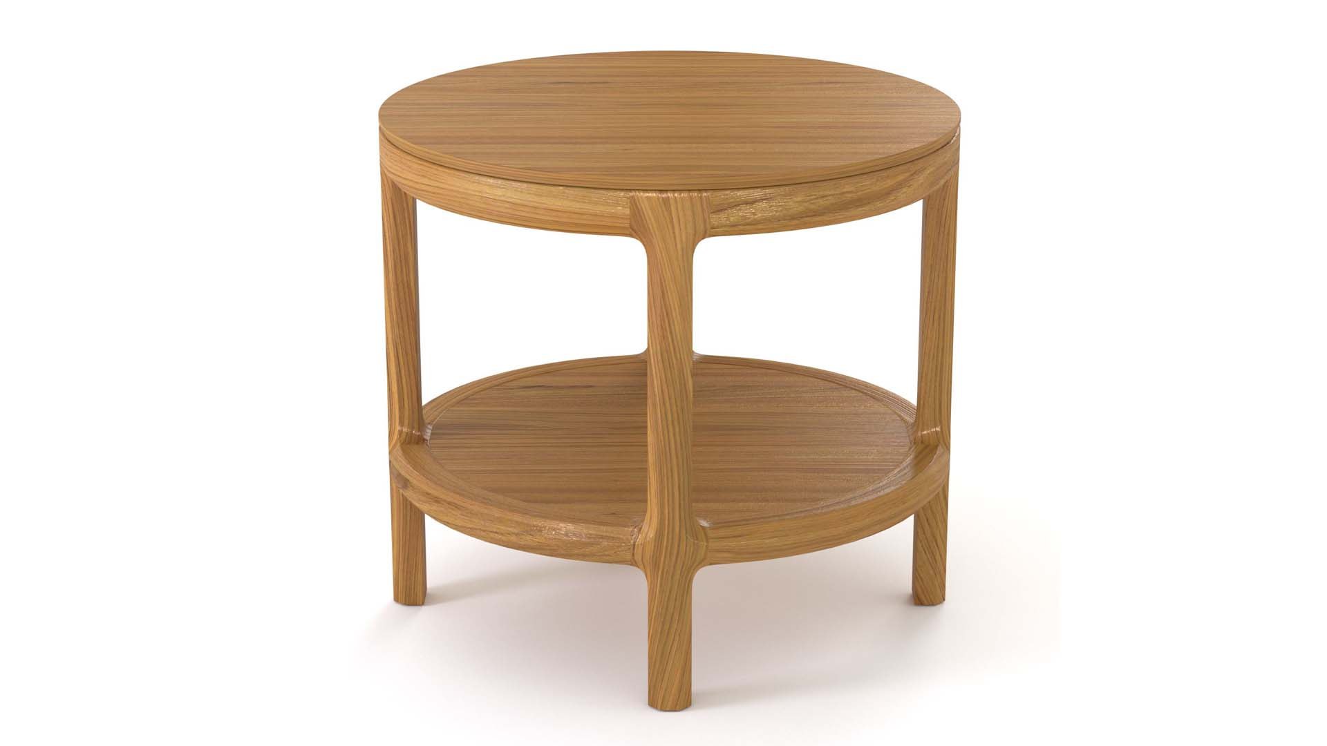3D model Restoration Hardware PADUA ROUND SIDE TABLE - TurboSquid 2162583