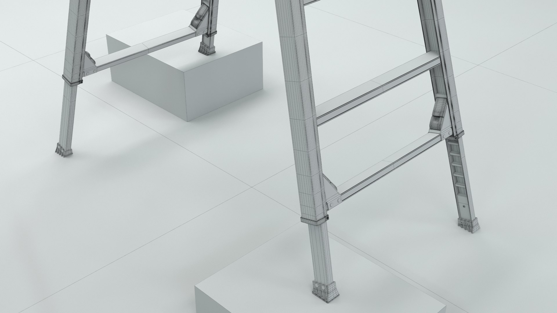 3D Step Ladder Model - TurboSquid 1853471