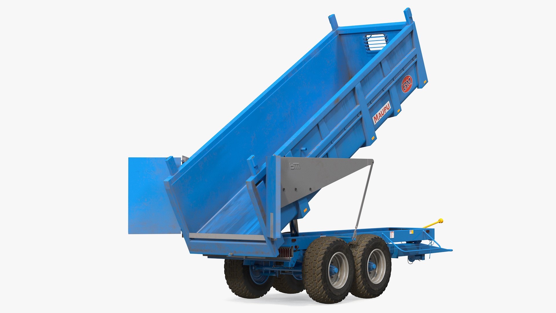 3D maupu 18t trailer dirty - TurboSquid 1584167