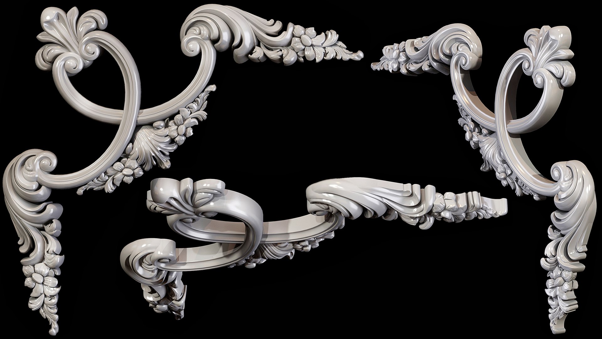 Classic Carved Model - TurboSquid 1702556