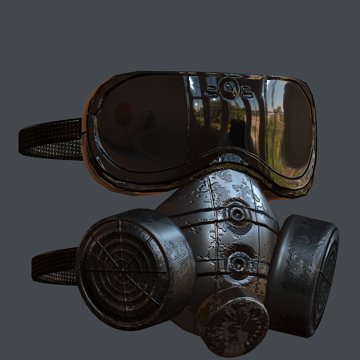 Free gas mask model - TurboSquid 1693987