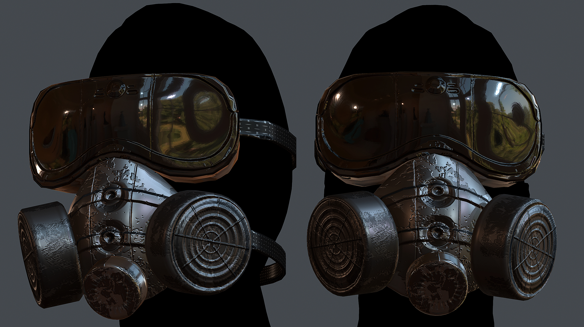 Free gas mask model - TurboSquid 1693987