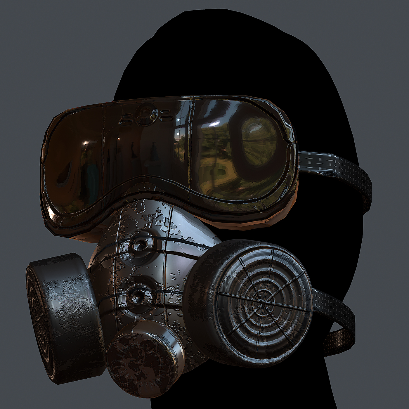 Free gas mask model - TurboSquid 1693987