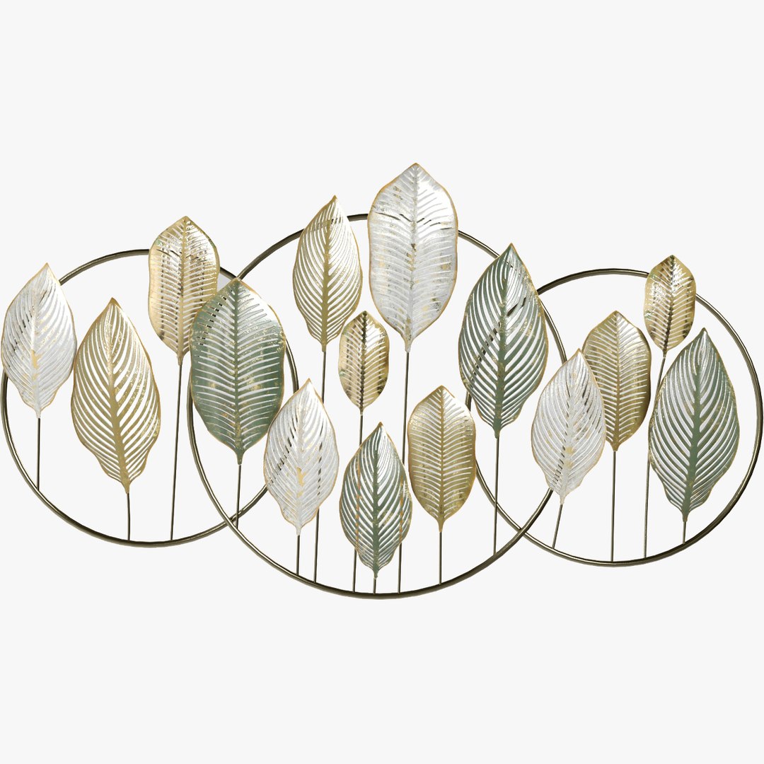 Wall Pano Leaves 3D model - TurboSquid 2098749