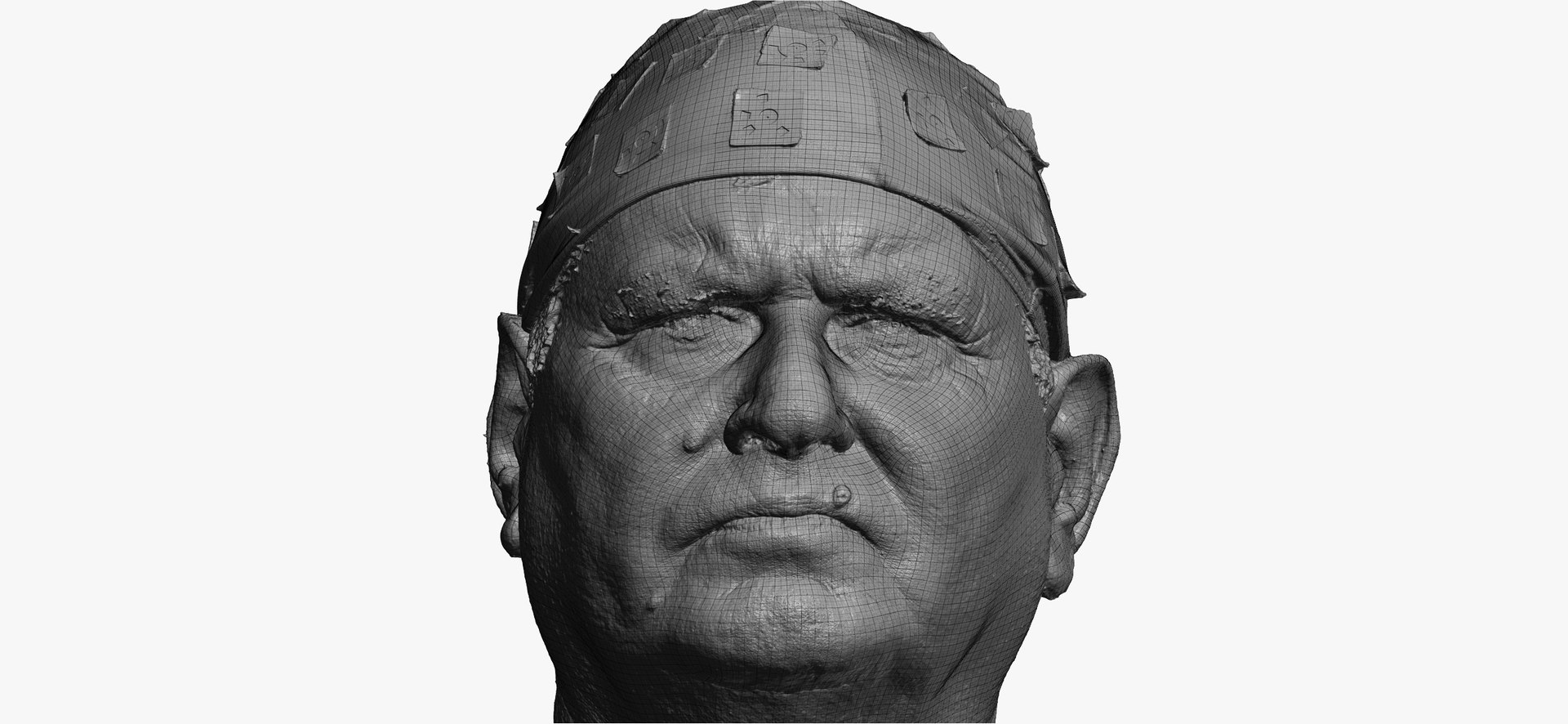 Homer Human Head Inner Brow Raiser AU1 Raw Scan 3D Model - TurboSquid ...
